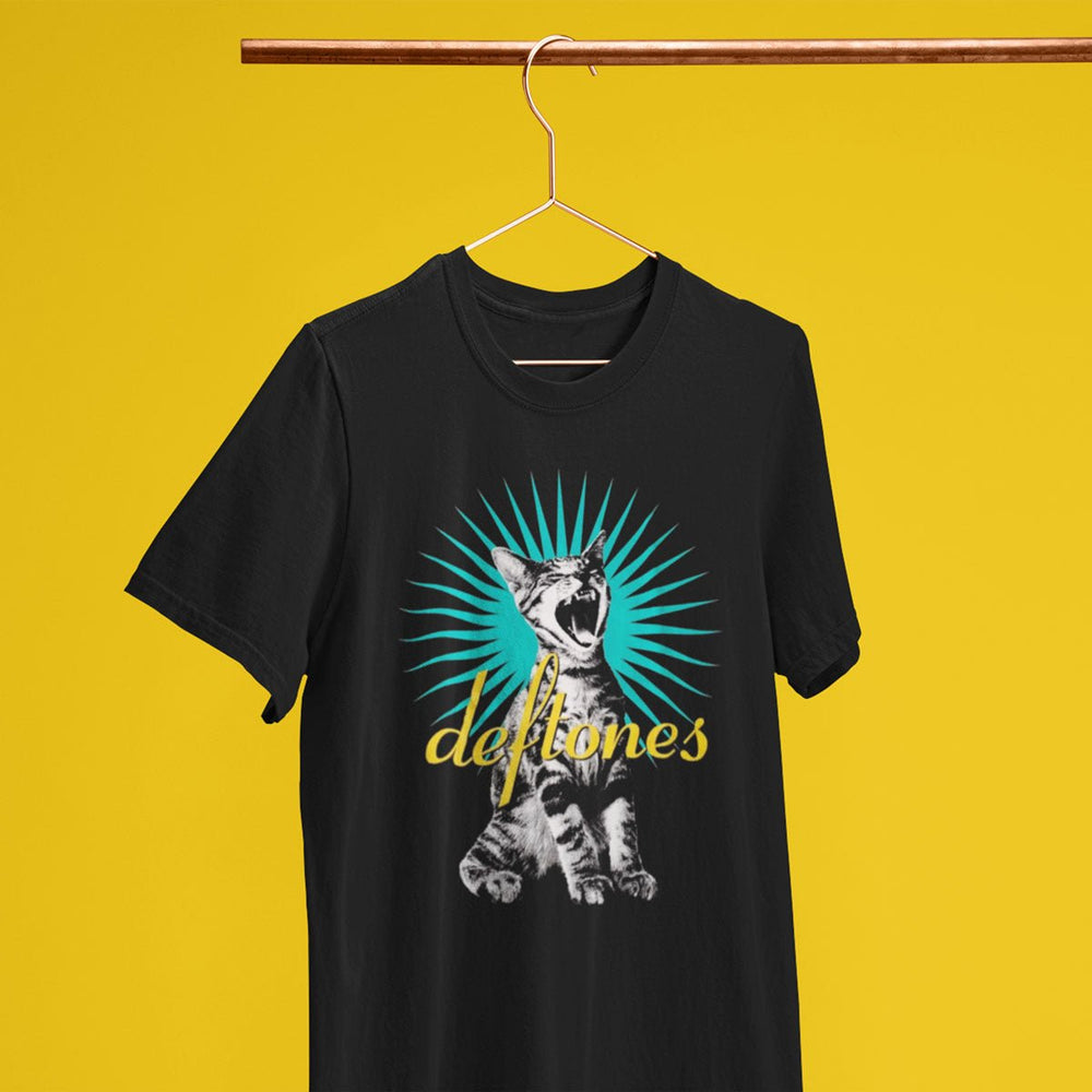 Playera Deftones Cat | El Rockerito